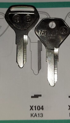 Kawasaki X104, KA13, KN3, Vintage Key Blank. | eBay
