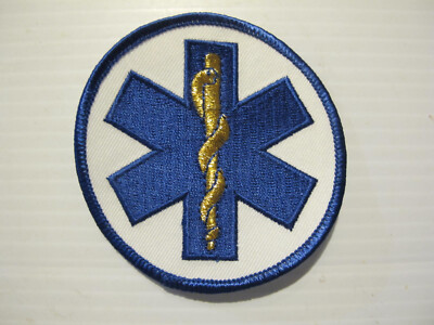 TWO NOS EMT PATCHES. EMERGENCY MEDICAL TECHNICIAN 3" EMBROIDERED | eBay