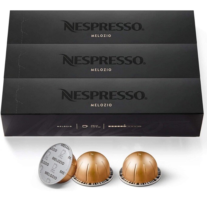 See Pics - Nespresso Vertuo Melozio Medium Roast Coffee Capsules (30 ...