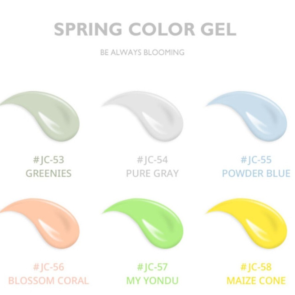 Jello Jello Blooming Collection Gel Nail Polish Syrup Gel 12 Color Set ...