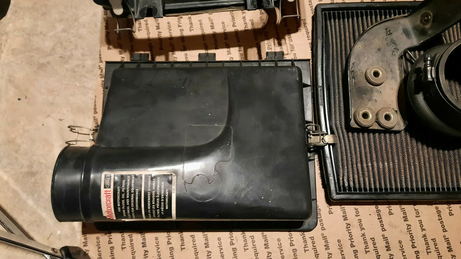 1989-93 Ford Mustang 5.0L Factory OEM Air Intake Box Filter Cobra GT40 ...