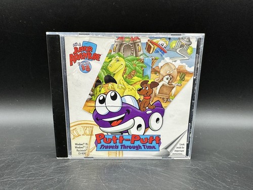 Putt-Putt Travels Through Time PC/Mac CD-ROM Humongous E 1997 for ...