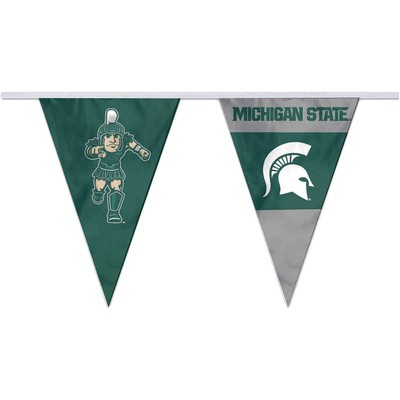 Michigan State University Pennant Flags On A String | eBay