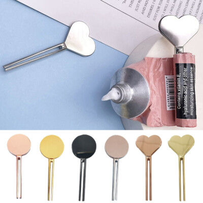 1/2pc Toothpaste Metal Tube Squeezer Key Metal Dispenser Roller Hair ...