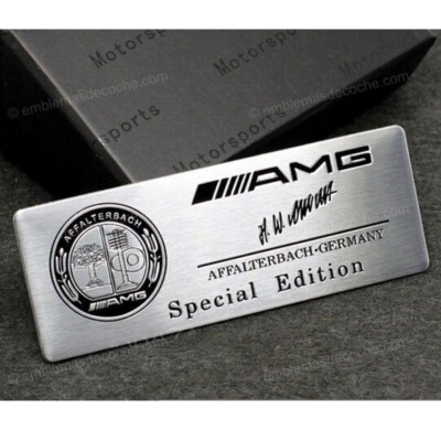 AMG Affalterbach Special Edition Logo Emblem Badge for Mercedes Benz ...