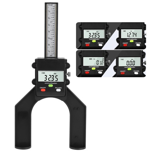 0‑80mm Professional Electronic Digital Depth Gauge DIY Woodworking ...