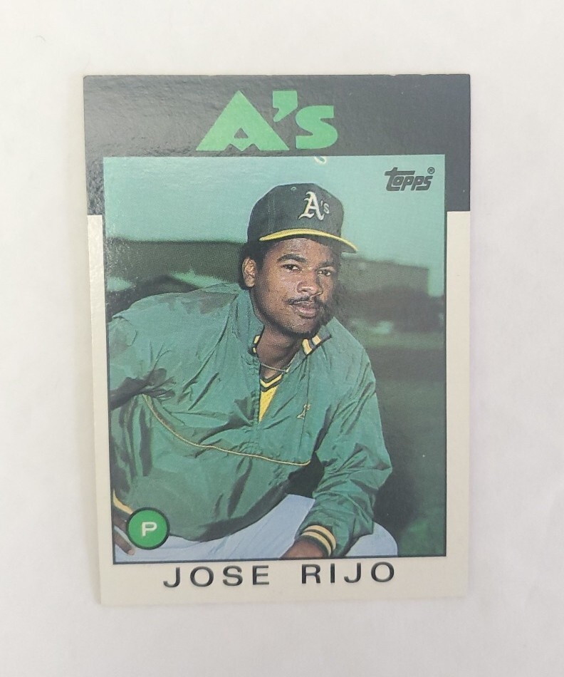 1986 Topps Oakland A's #536 Jose Rijo | eBay