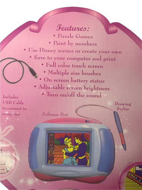 Rare Disney Princess Dream Sketcher- Electronic Creative Studio Game ...