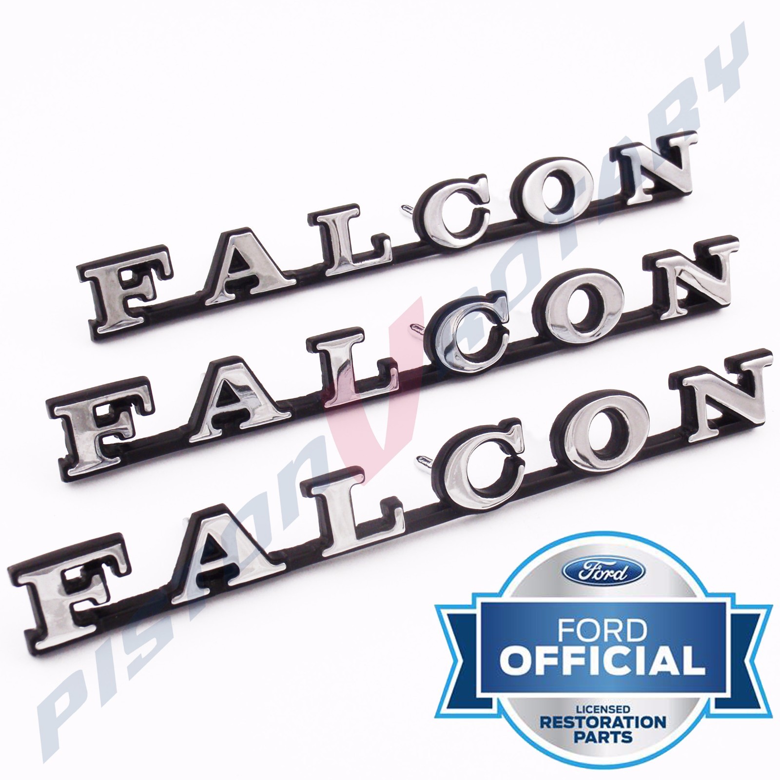 FALCON Rear Quarter or Boot Badges x3 ,NEW for Ford XW Tailgate Badges ...