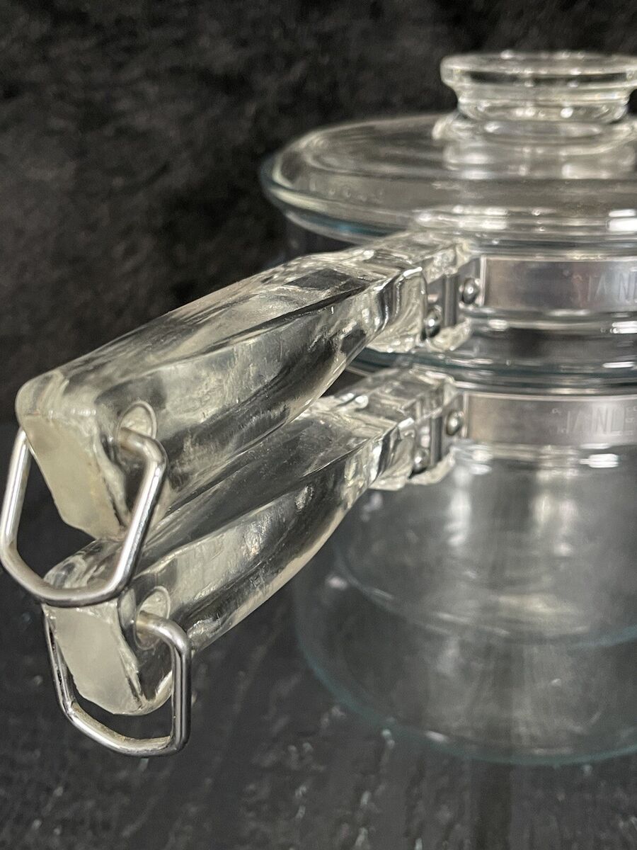 VINTAGE PYREX DOUBLE BOILER 6283 GLASS LID 1 1/2 QT PYREX VINTAGE PYREX DOUBLE BOILER 6283 GLASS LID 1 1/2 QT PYREX
