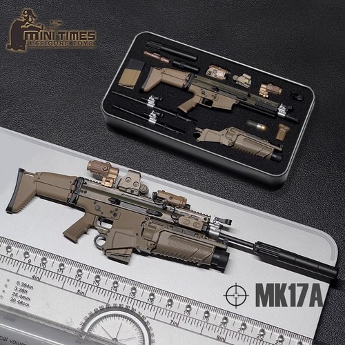 mini times toys 12in Solider Figure Accessories MK17A Gun Rifle Weapon ...