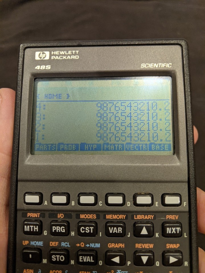 Hewlett Packard HP 48S Scientific Graphing Calculator Excellent | eBay