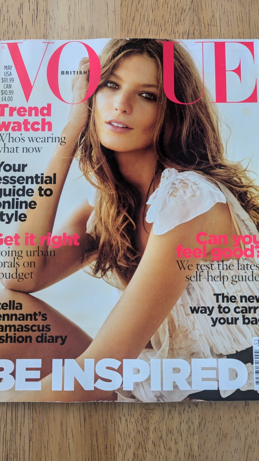 vogue UK may 2009 daria werbowy stella tennant angela lindvall natalia ...