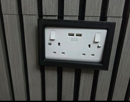 Acoustic Wall Panel Double Socket Surround. Custom Sizes Available ...