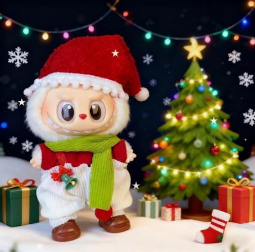 Labubu Doll Christmas Outfits Choose From 12 Styles Holiday Clothes ...