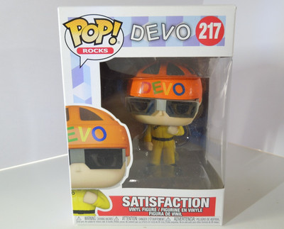 Devo #217 - Satisfaction (Yellow Suit) - Funko Pop! Rocks 889698557917 ...