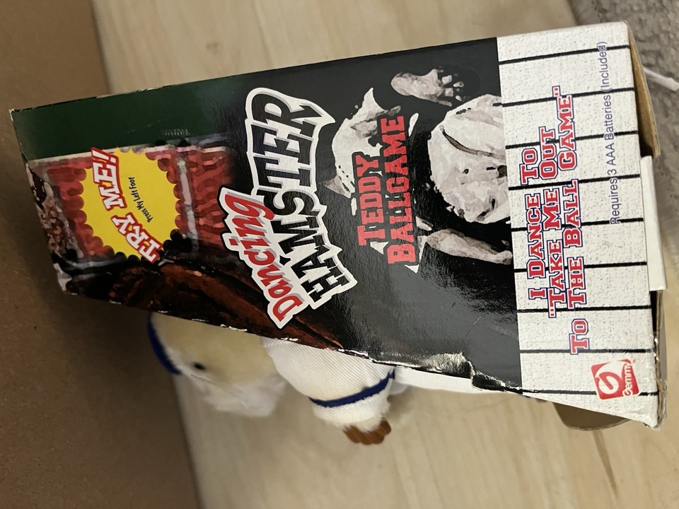 Gemmy 2002 DH Dancing Hamster 7" Baseball New In Box | eBay