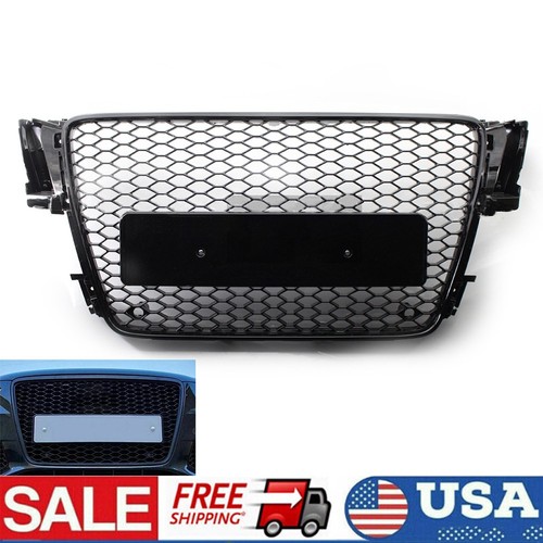 For 2008-2012 Audi A5/S5 B8 8T Front Mesh RS5 Style Bumper Honeycomb ...