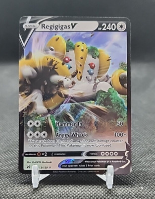 Regigigas-V 113/159 Crown Zenith Pokémon TCG | eBay