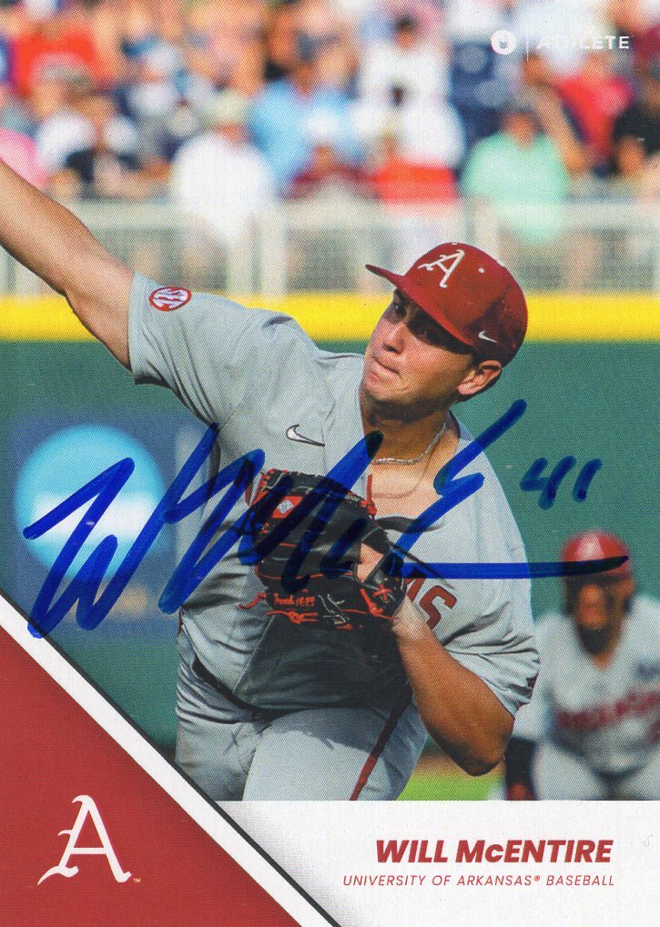 Arkansas Razorbacks 2024 Onit NIL Autographed Baseball Cards IP Auto ...