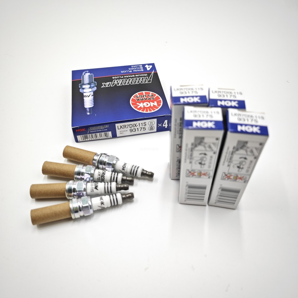 4X Genuine NGK 93175 Iridium IX Spark Plugs LKR7DIX11S For Hyundai ...