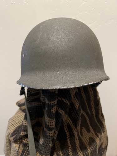 BELGIAN MILITARY M71 AIRBORNE PARATROOPER HELMET GERMAN MADE BELGIUM ...
