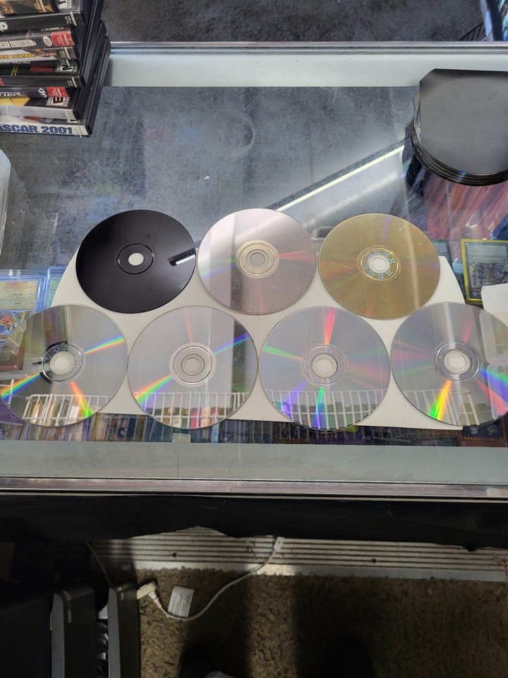 Assorted Lot Of 7 Game Discs, Caseless, Mace Griffin, Robin Hood ...