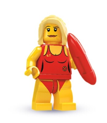 LEGO Lifeguard Minifigure 8684 Series 2 New Sealed | eBay