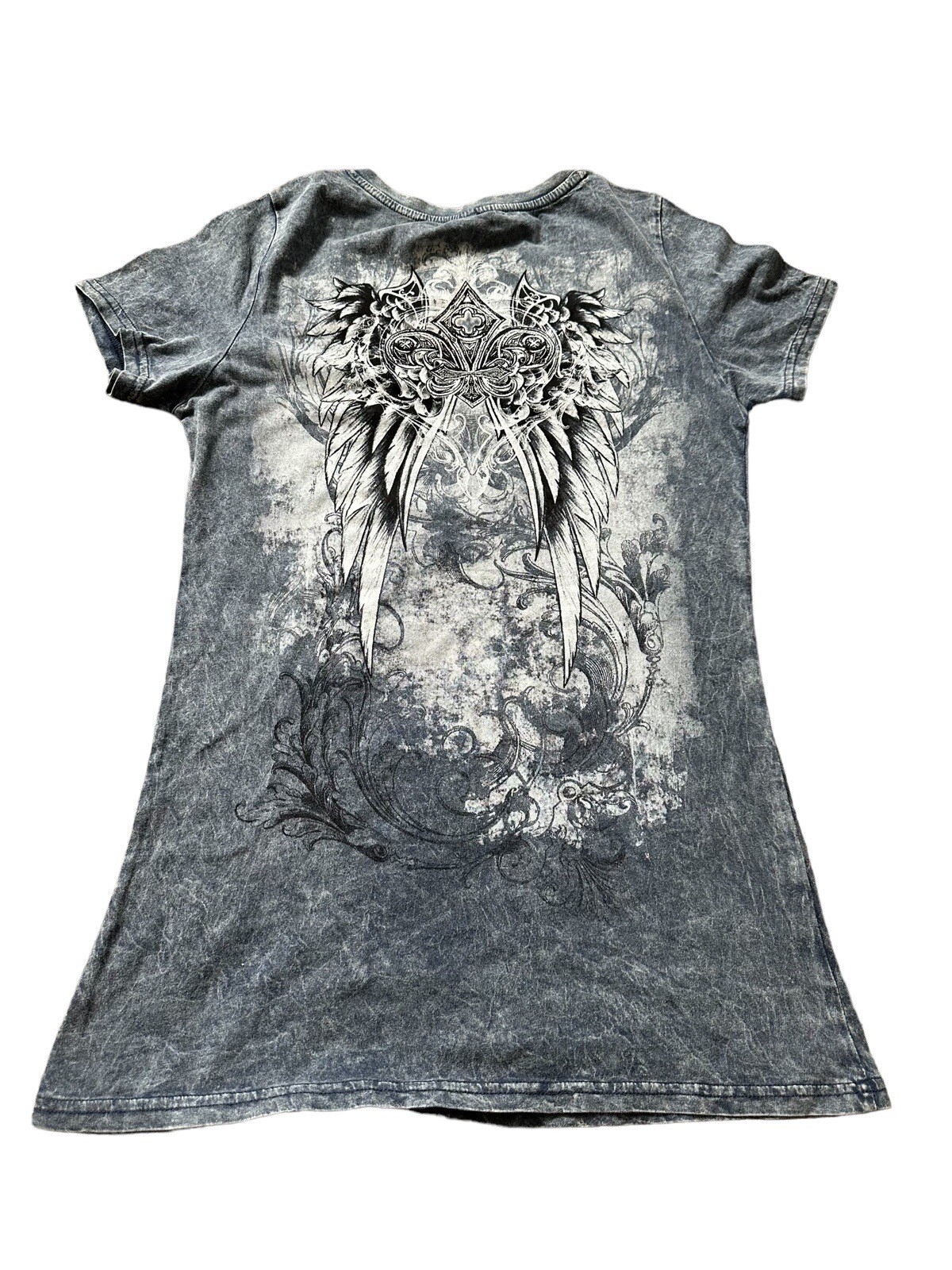 Y2k Wing Shirt Front Back Graphic Rhinestone Women’s … - Gem