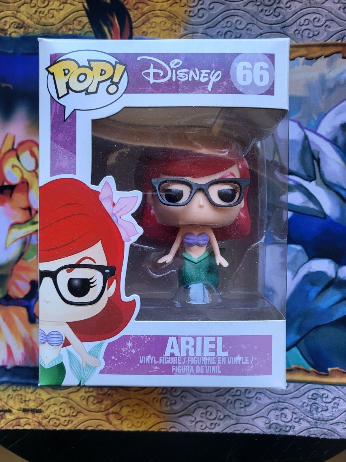Funko Pop Vinyl! - Ariel Glasses - Disney - #66 - Vaulted | eBay