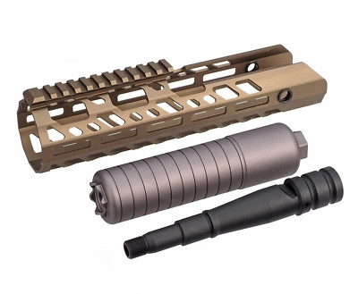 Airsoft Artisan DUMMY rail SUR300 handguard complete set 10 " AEG SIG ...