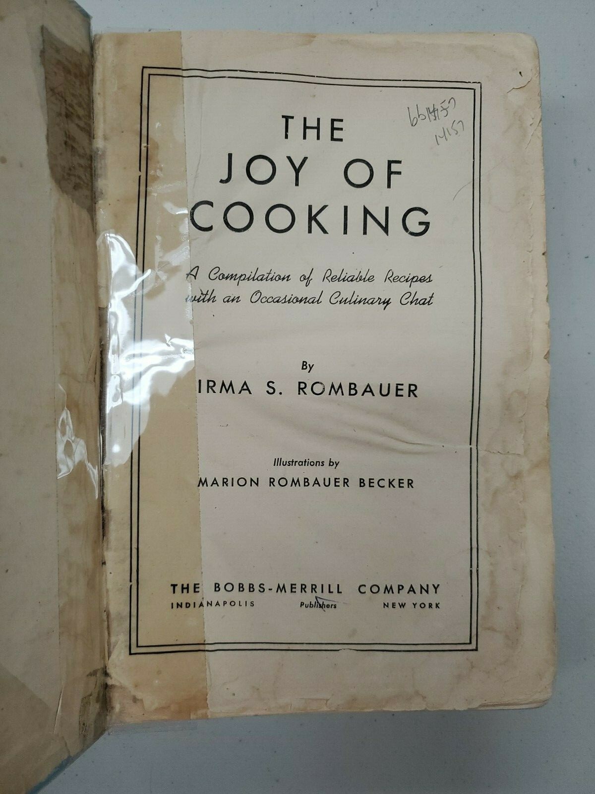 Joy of Cooking [Hardcover] Irma S Rombauer 1946 Recipes Food | eBay