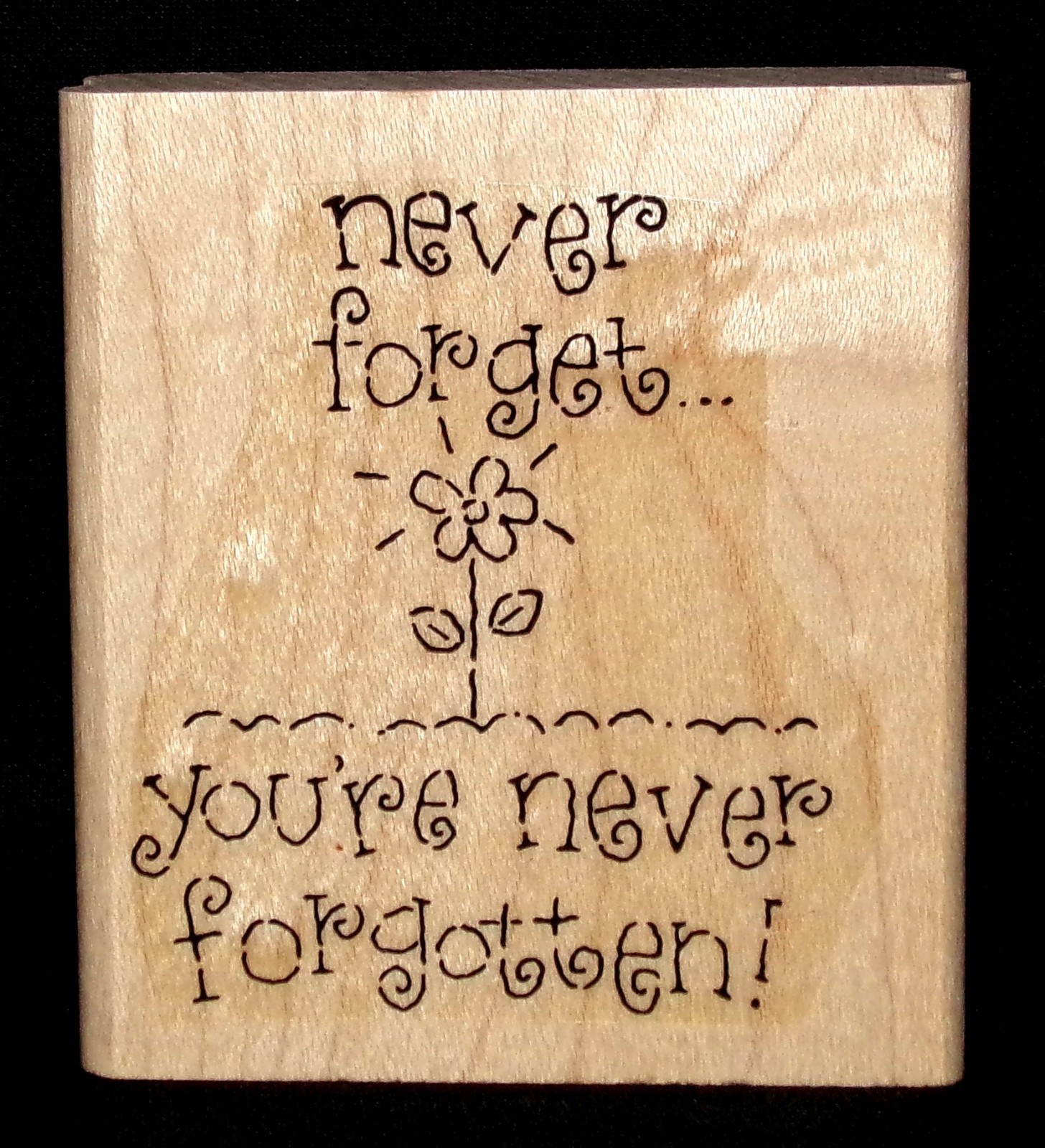 you're never forgotten Rubber Stamp Hero's Friends by Stampin Up Hang ...