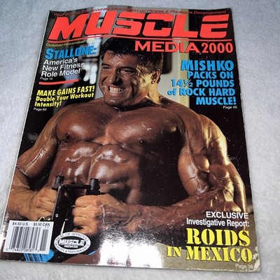 October November 1993 MUSCLE MEDIA 2000 bodybuilding magazine - MISHKO ...
