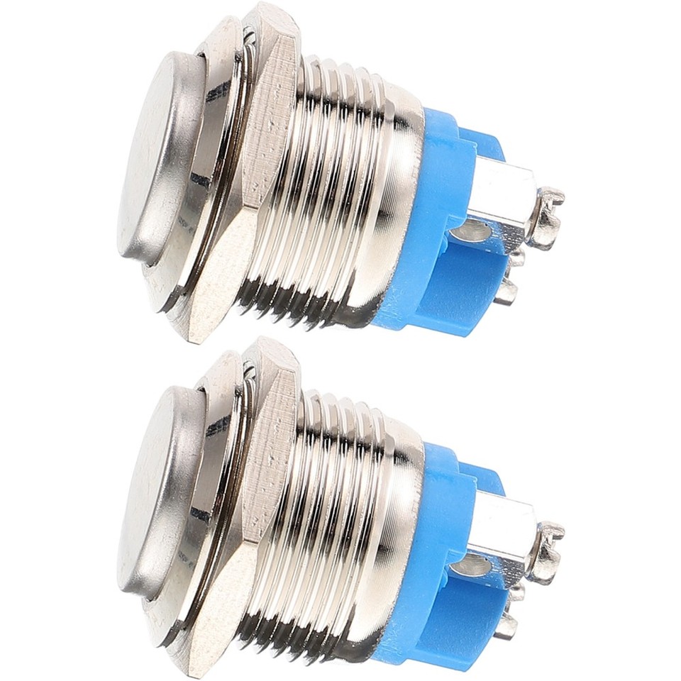 2pcs Door Bell Ringer Button Door Bell Button Only Auto-reset Panel ...