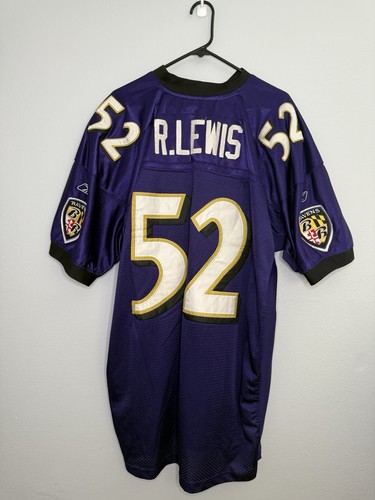 Reebok Premier Triple Stitched Ray Lewis Baltimore Ravens Jersey Mens ...