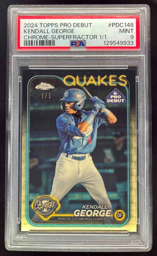 2024 Topps Pro Debut Chrome Superfractor #PDC-148 Kendall George 1/1 ...