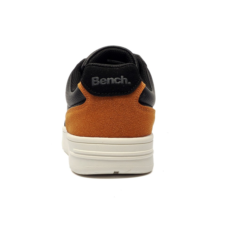 Bench Grainger Mens Trainers Smart Designer Fashion Sneakers Black ...