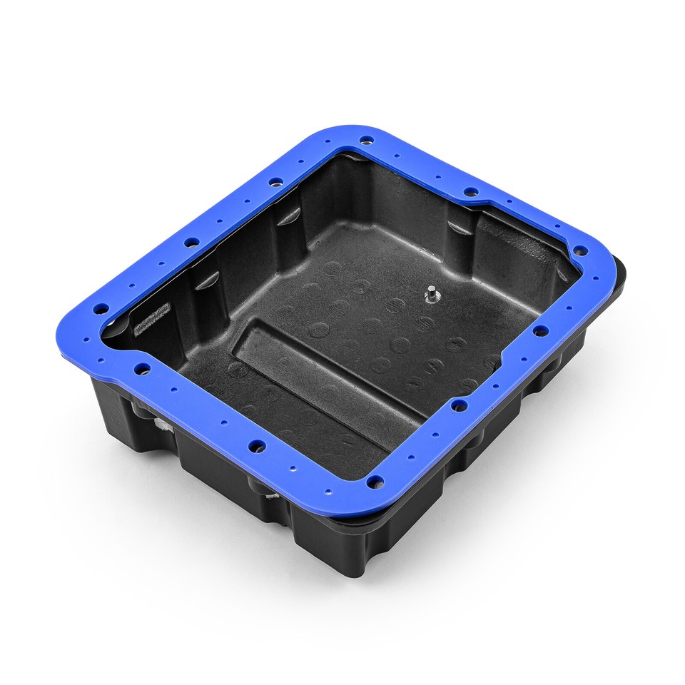 Ford C4 High Volume Transmission Oil Pan Cast Aluminum Finned Black [1 ...