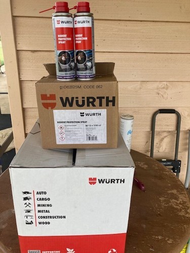 2X Wurth Anti-Rodent/Martin Protection Spray (0892077150) | eBay Australia
