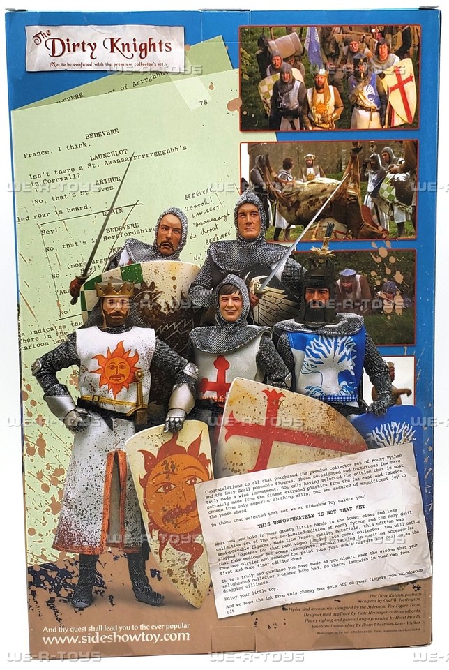Monty Python & The Holy Grail Sir Bedevere Figure 2002 Sideshow Toy ...