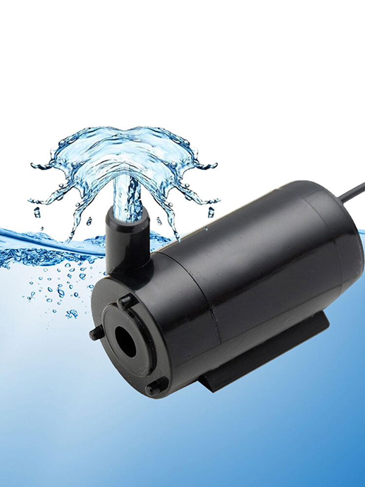 Miniature Submersible Water Pump with USB Plug Compact Size Ultra Quiet ...