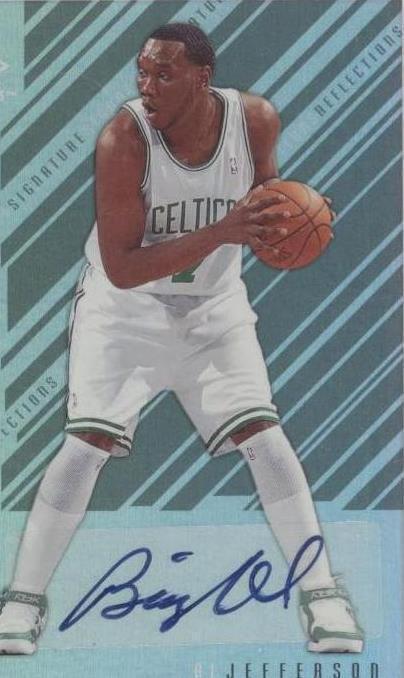 2006-07 Upper Deck Reflections - Signature Reflections Al Jefferson #SR ...