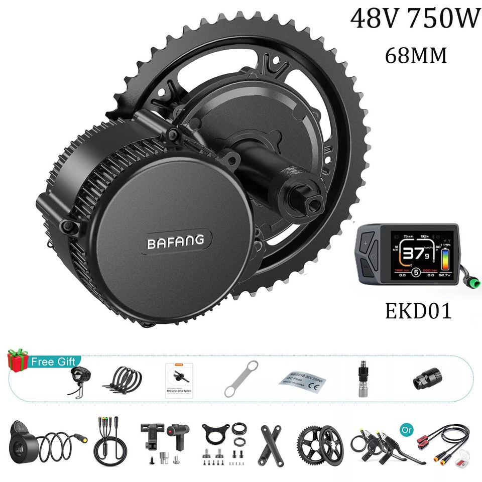 Bafang 750W Motor BBS02B BBS02 Ebike Conversion Kit Electric Bicycle ...