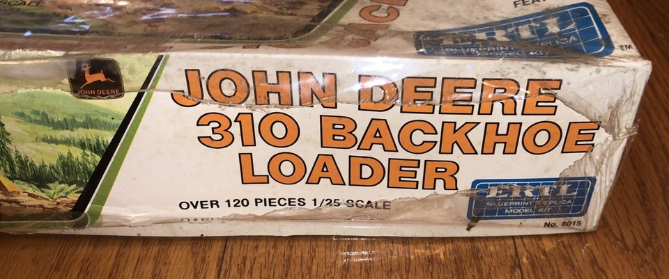 Vintage 1975 John Deere 310 Backhoe Loader ERTL 1:25 Model Kit #8015 ...