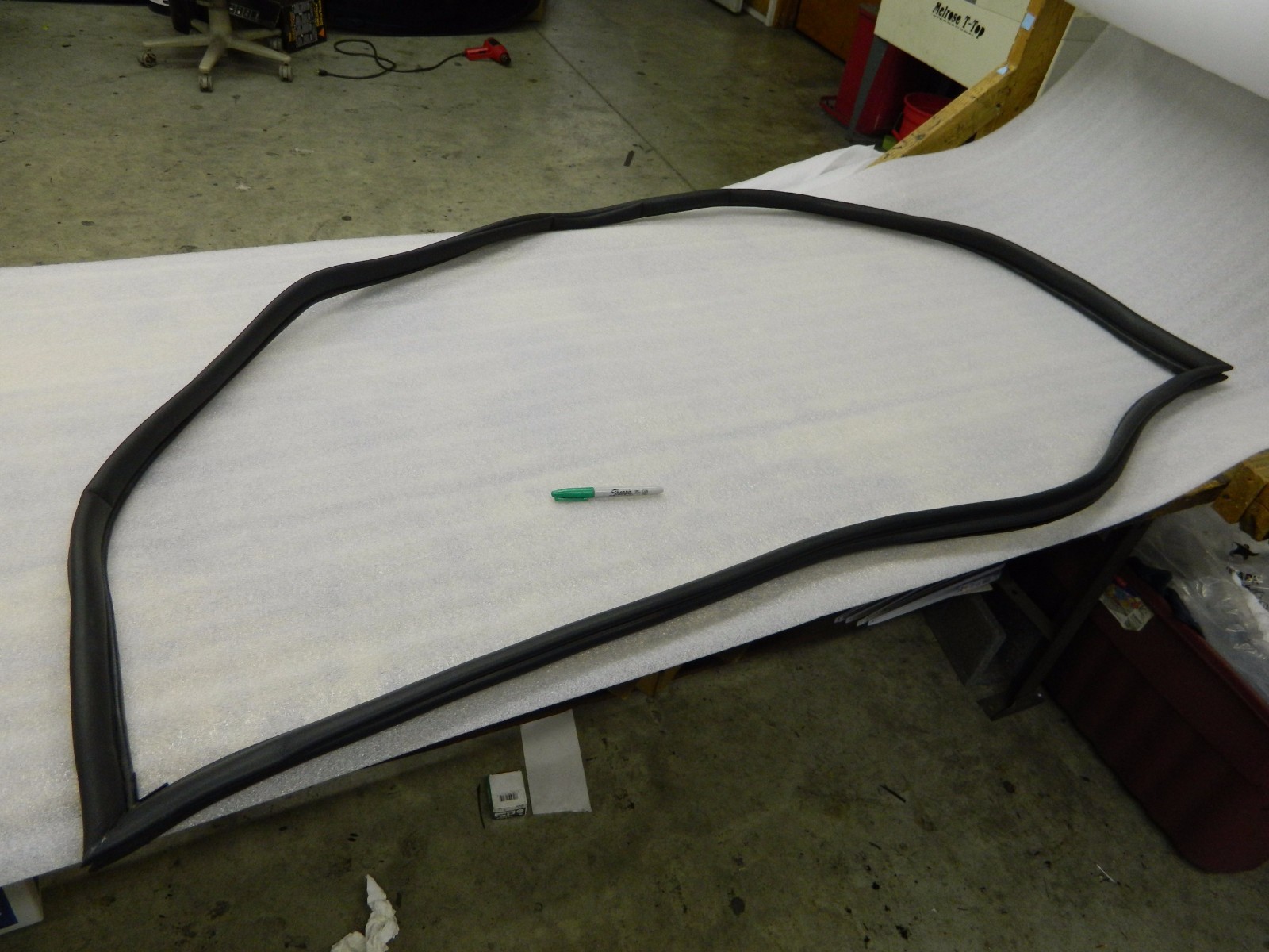 84-96 C4 Corvette Rear Hatch Glass Window Gasket Weatherstrip #500hatch ...