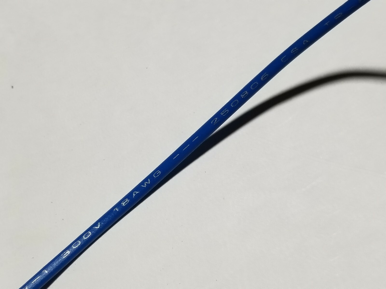 Alpha Wire 3055 18awg Tinned Copper Hook Up Wire 300V 105C MTW TEW BLUE ...