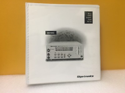 Gigatronics 30280 Operation + Maintenance Manual 8540C Universal Power ...