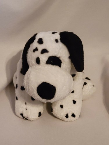 Ty Pluffies Dotters White Dalmation Dog Plush 10" Lovey Stuffed Animal ...