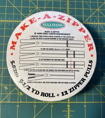Sullivans Make-A Zipper Zipper Kit in Spring Green-New in Factory ...